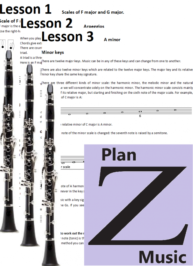 Learn your Scales and Arpeggios for Clarinet - Plan Z Music